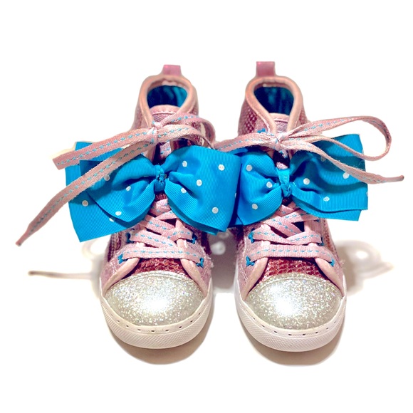 JoJo Siwa | Shoes | Jojo Siwa Sequin Hightop Tennis Shoes With Big Bow ...